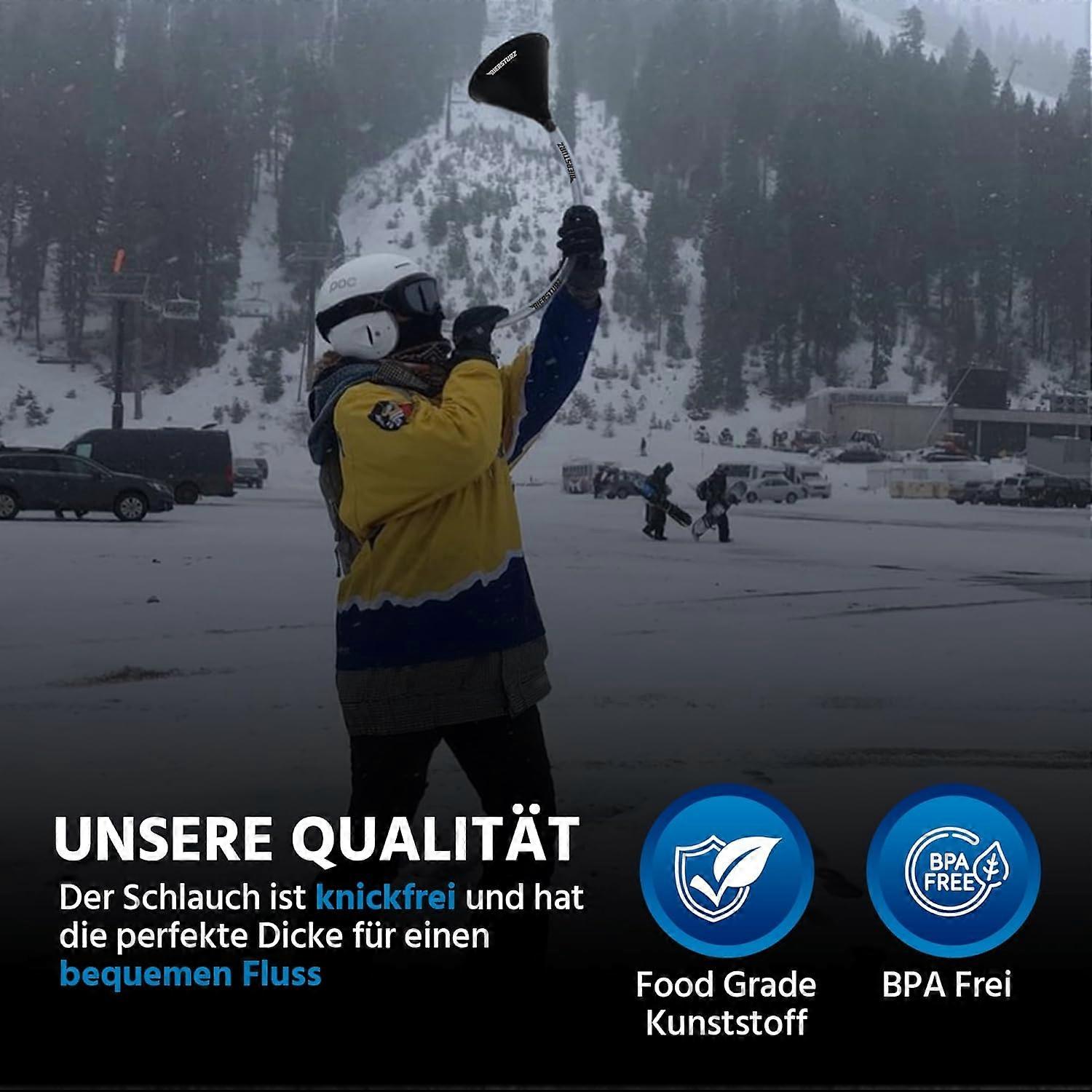 Beer Funnel Beer Bong Drinking Game with 1.5 Litre Funnel, 1 m Hose ...