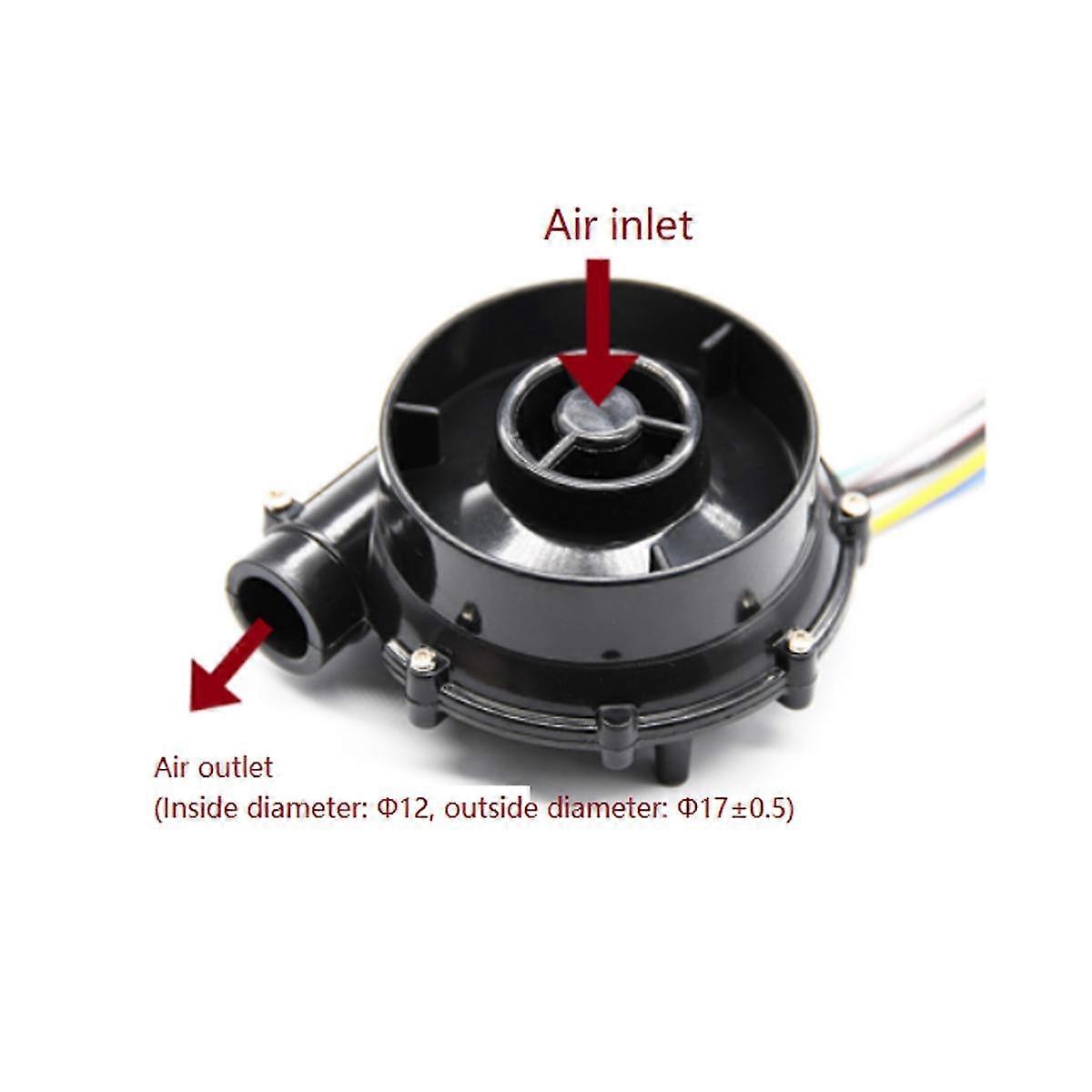 7040 DC High Pressure Blower, Mini Centrifugal Turbo Fan, Small Blower ...