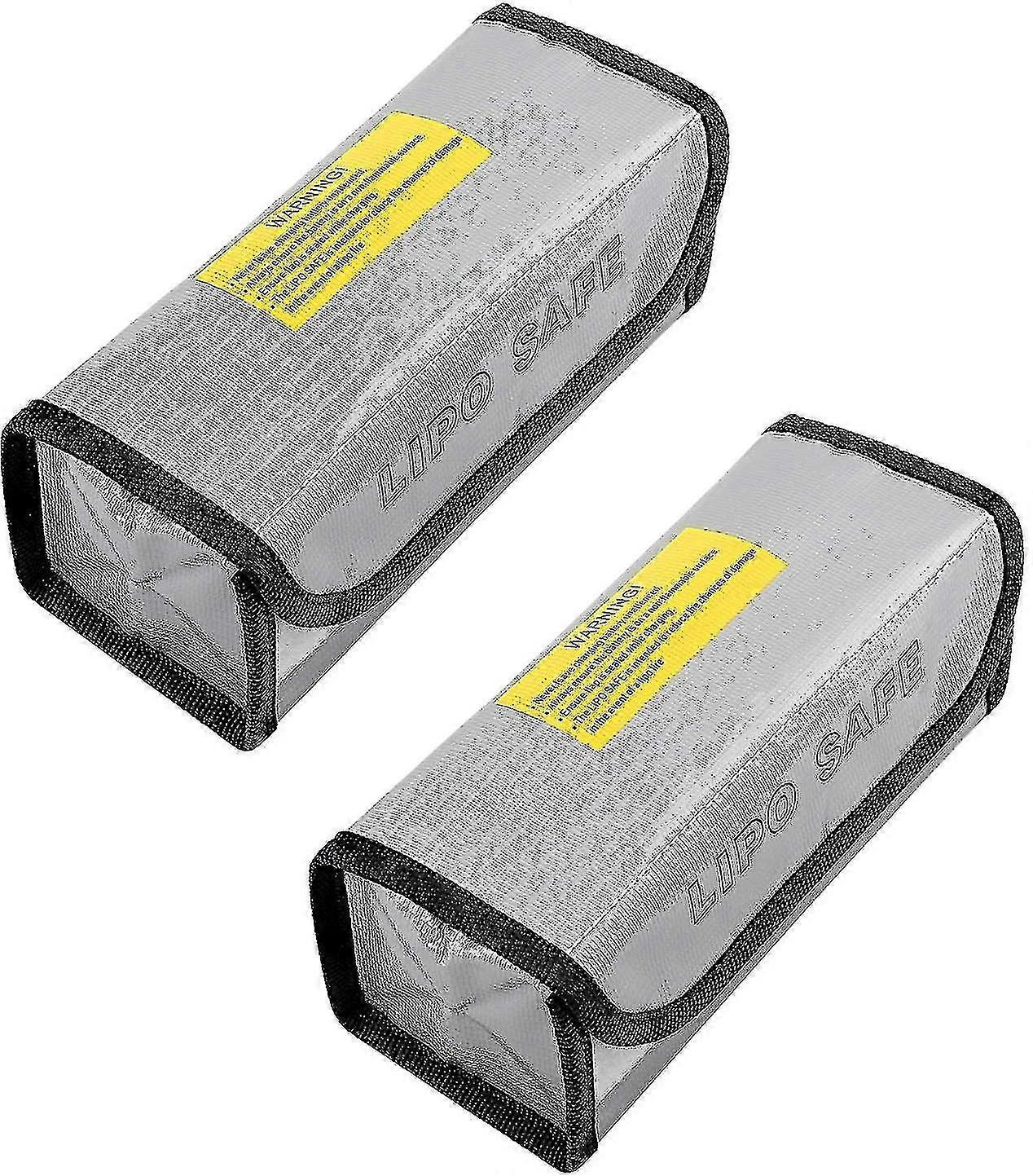 2PCS Lithium Battery Explosion-proof Bag High Temperature Battery ...