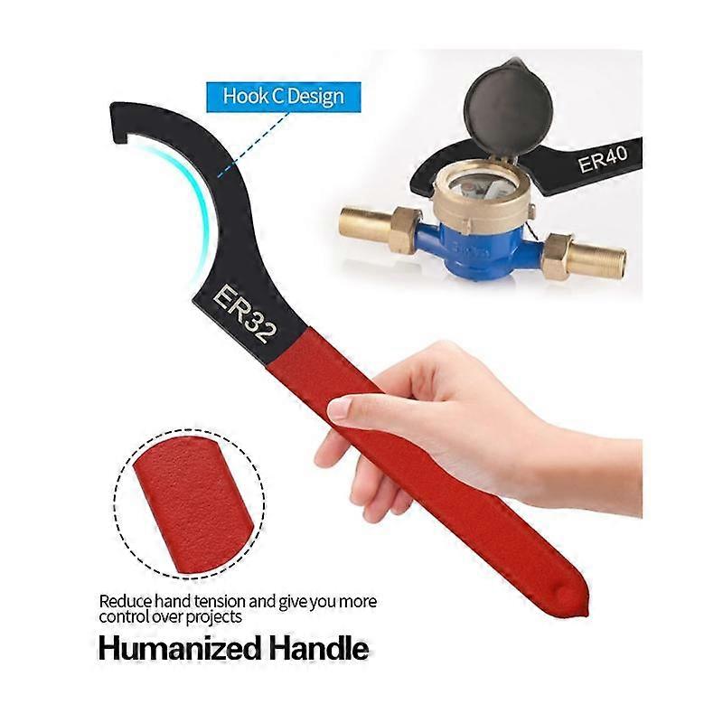 Coilover Spanner Wrench Set, 2Pcs Coilover Wrench, C-Shape Spanner ...