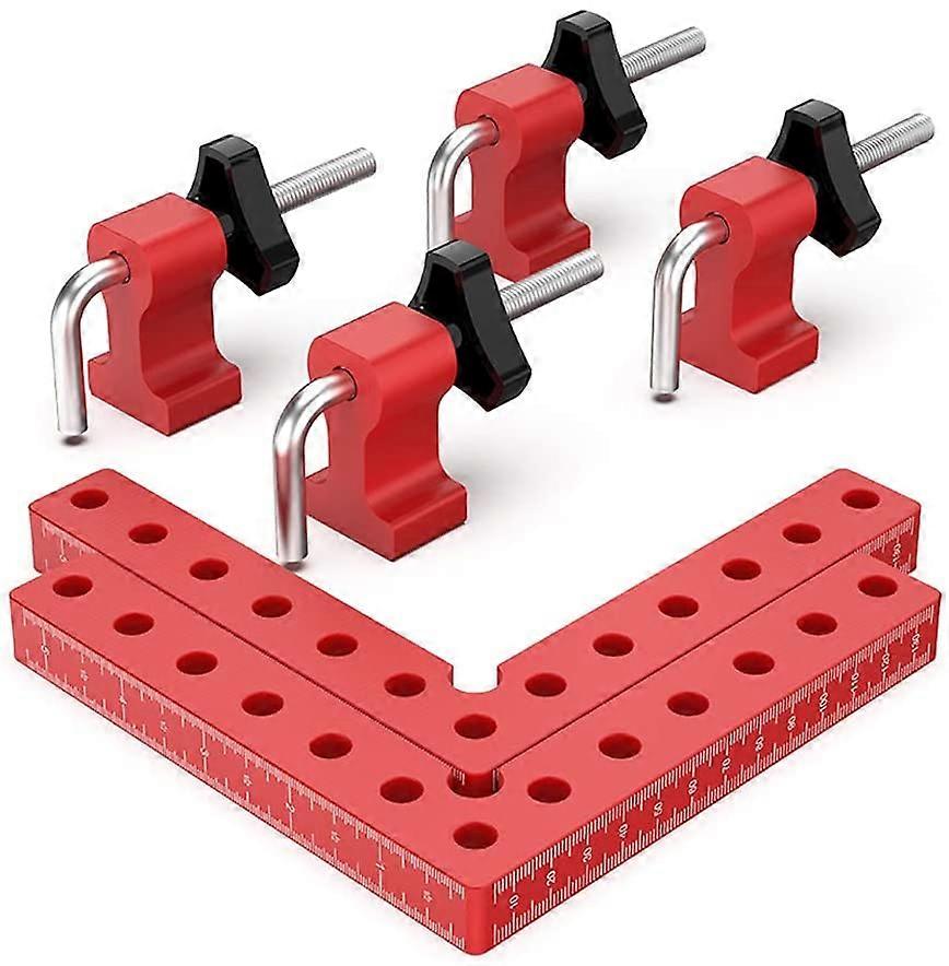 JWL-Woodworking Adjustable Corner Clamping Ruler Aluminium Alloy Right ...