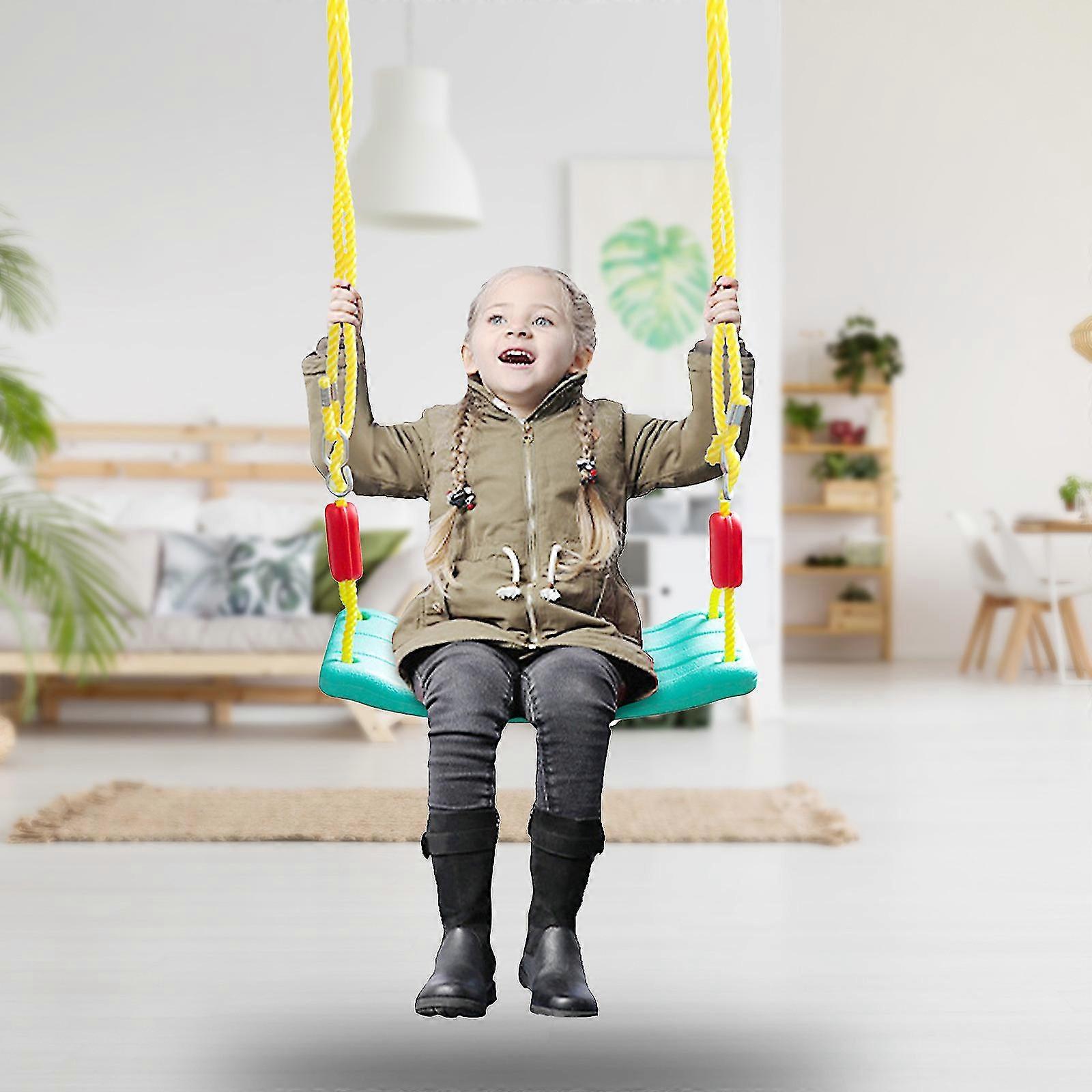 Pe Plastic Swing Seat With Adjustable Rope Kids Tree Swing Seat Outdoor ...