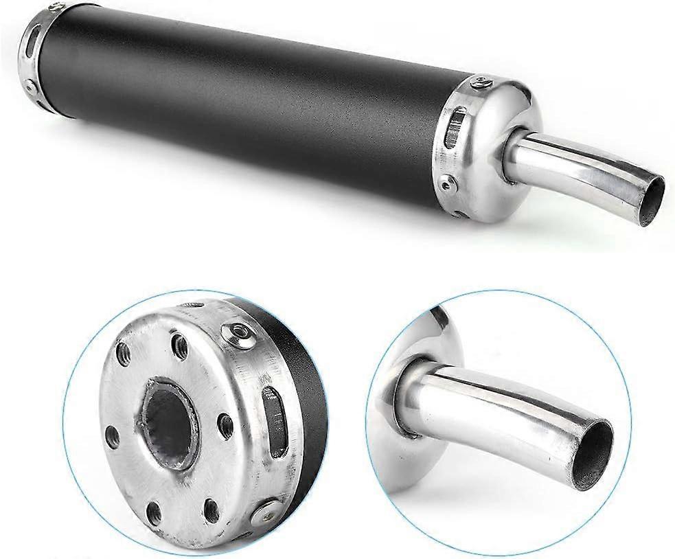 WJTG Exhaust Muffler, 20mm/0.8inch Stainless Steel Exhaust Muffler ...