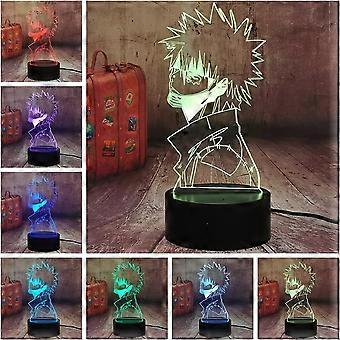Japansk Anime Figur Lampe Dabi 3D Led Illusion Natlys Til Soveværelse ...