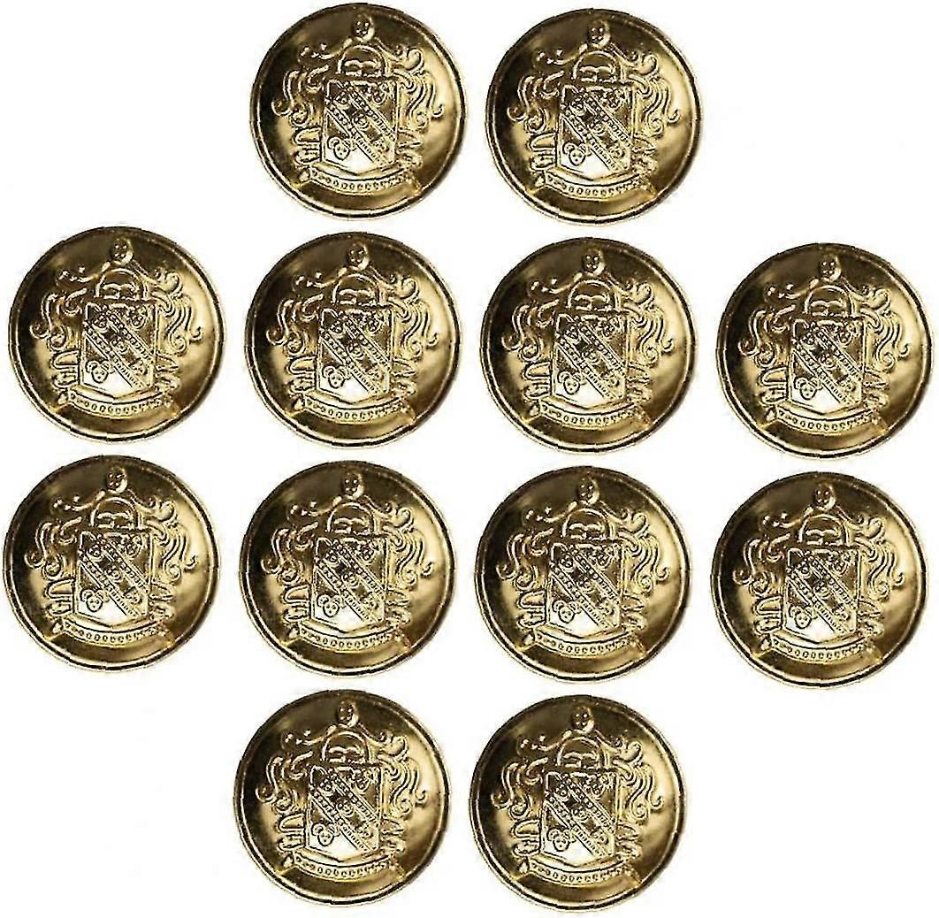 Brass Blazer Button Set 25mm 3d Vintage Golden Button For Blazers ...
