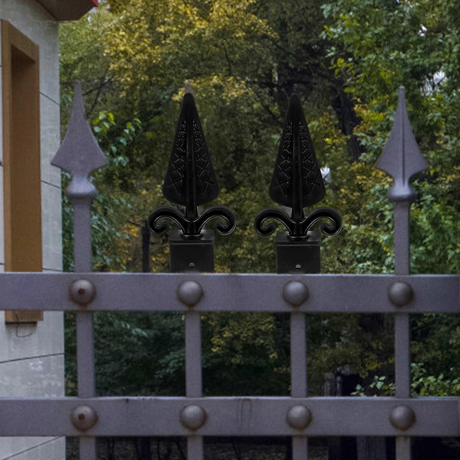 10pcs Fence Post Caps Outdoor Fence Post Caps Covers Decorative Picket ...