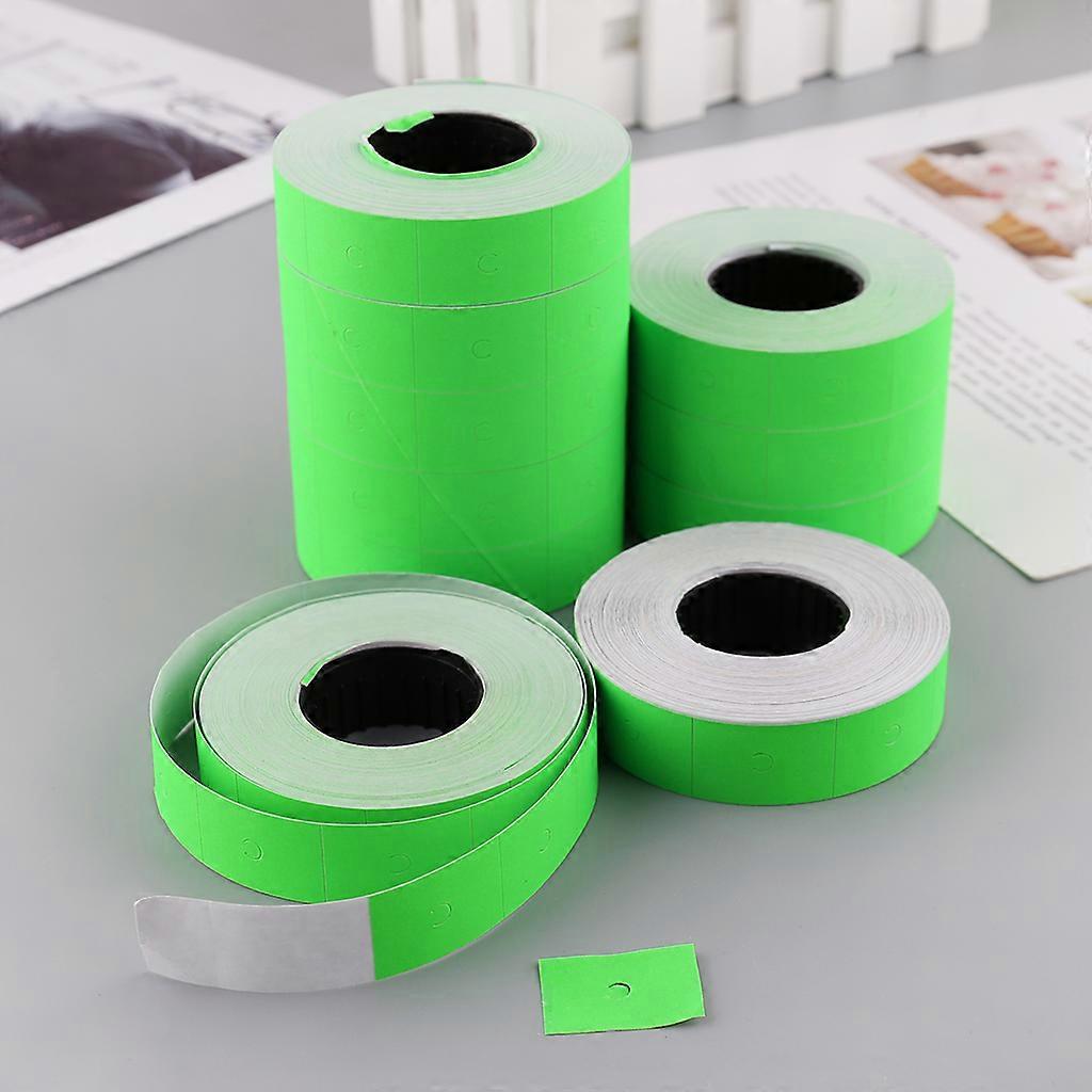 10 Rolls 5000 Pieces Double Row Colorful Price Label Paper Tag Mark ...