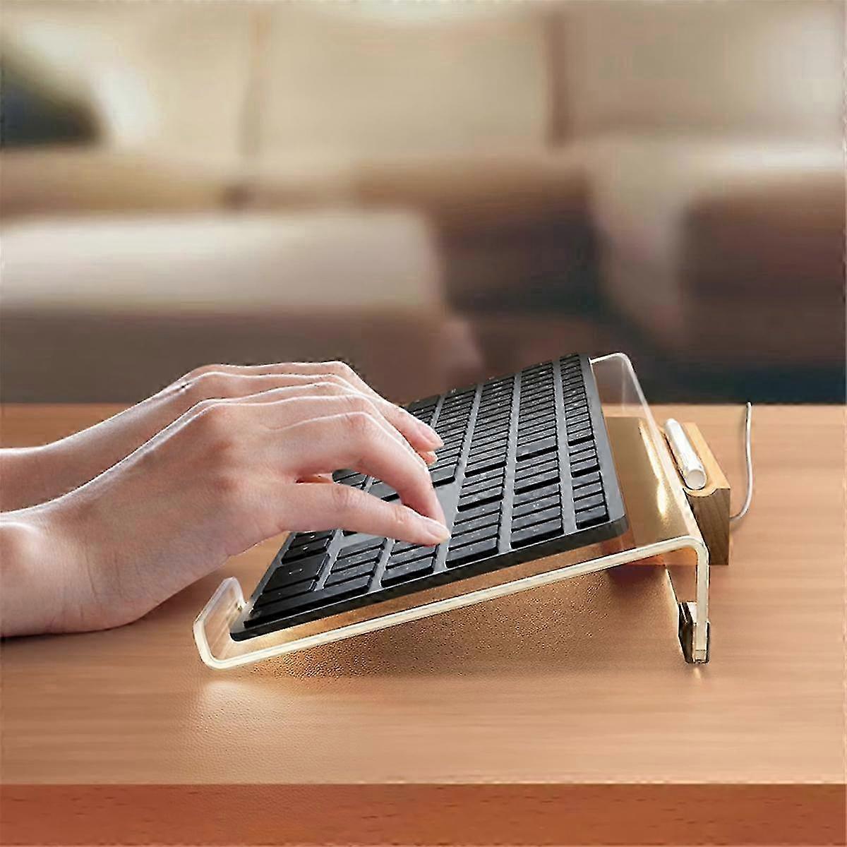 Computer Keyboard Stand, Acrylic Keyboard Riser For Desk, Keyboard ...