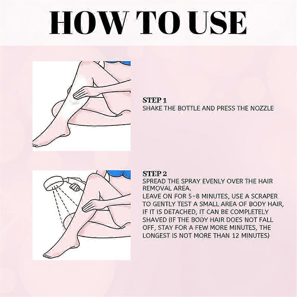 100ml Honey Mousse Gentle Hair Removal Spray for Body Armpit Leg Hair ...