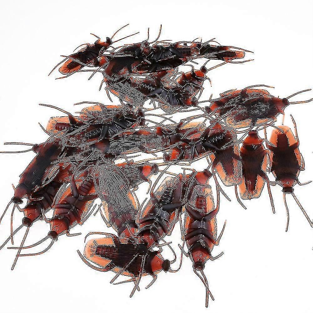 100pcs Prank Fake Rubber Roaches Scorpion Centipede For April Fools ...