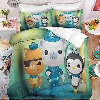 v4018 Bed Sheets The Octonauts Cute Cartoon Print Duvet Cover Set ...