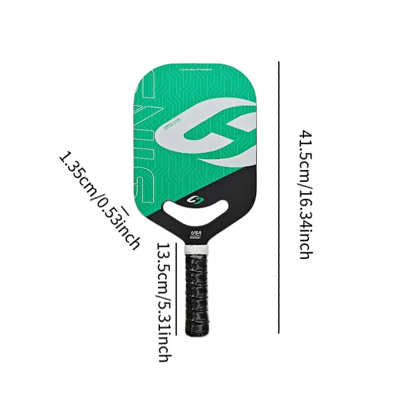 Carbon Fiber Pickleball Paddle Pickleball Racquet for Power Control ...