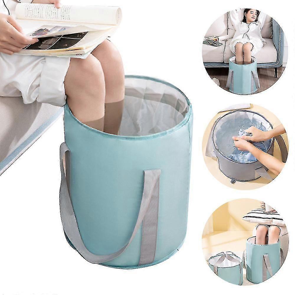 Foot Bath Tub Folding Foot Soaking Bath Basin Multifunctional Thermal ...