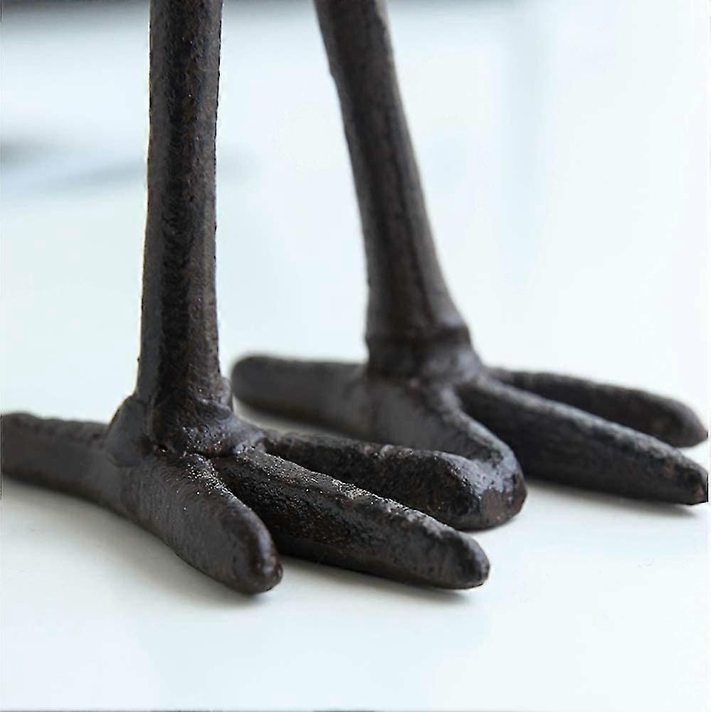Cast Iron Long Feet Birds Christmas Candleholders Black Vintage Tea ...