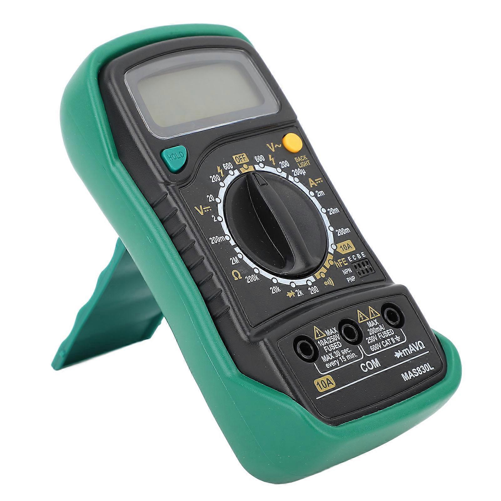 Digital Multimeter NCV High Accuracy LCD Display Handheld Voltage ...