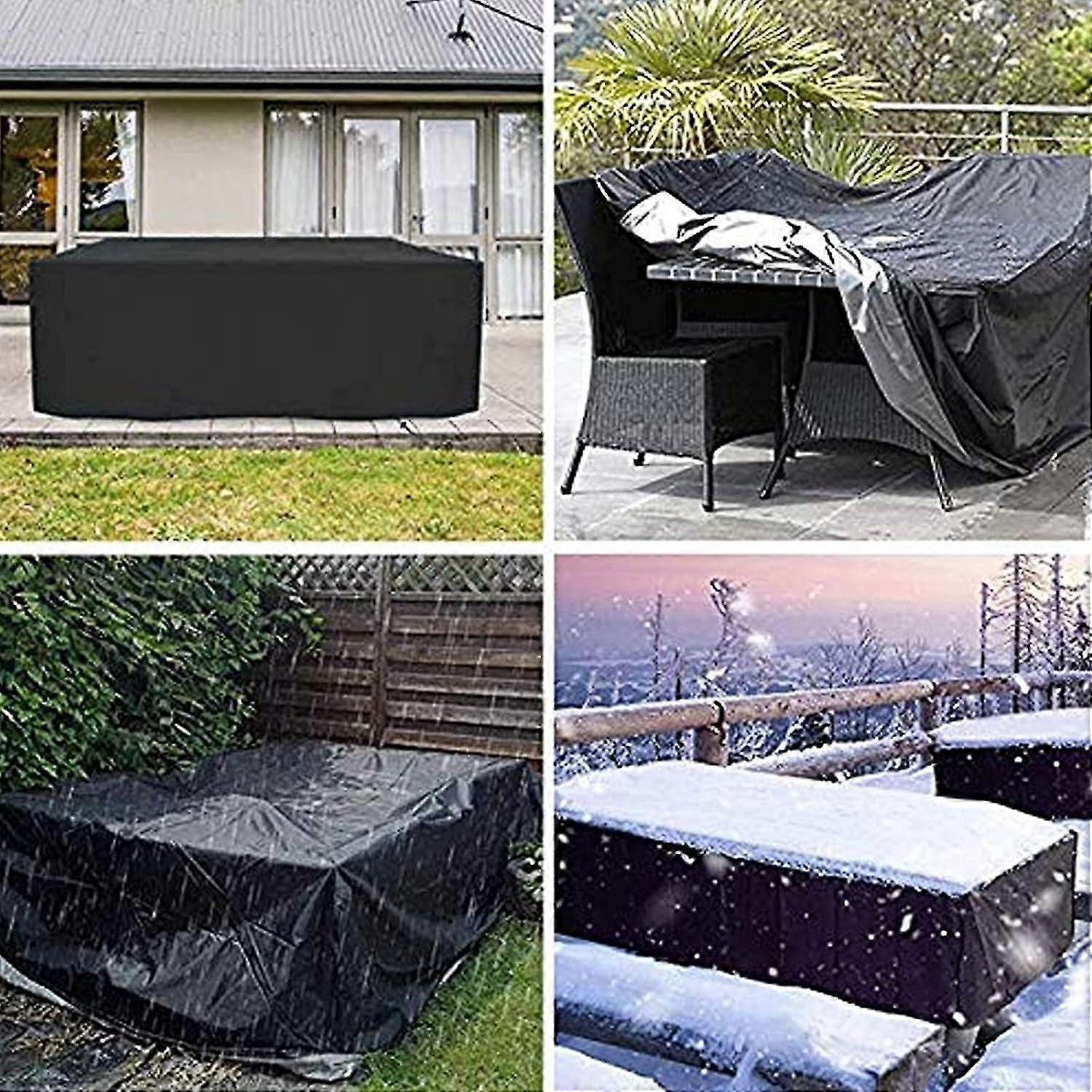 Heavy-Duty Outdoor Furniture Covers, Tear-Resistant Waterproof All ...
