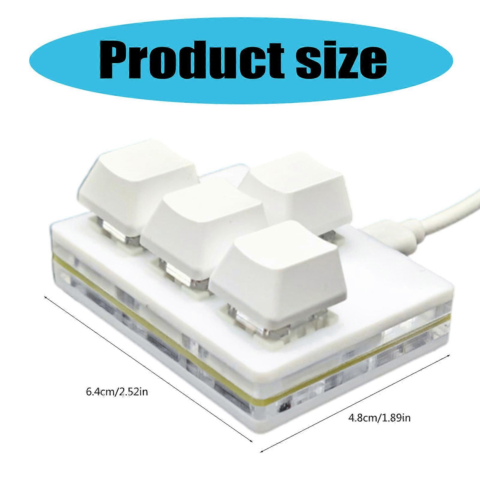 Arrows Key Keyboard 4-Key WASD Programmable Keypad One Handed Hot ...