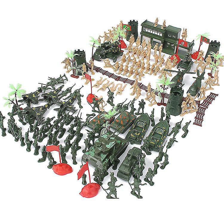 188 Pieces / Set Of Military Model Sets Toy Soldiers Army Men 5 Cm L4n5 ...