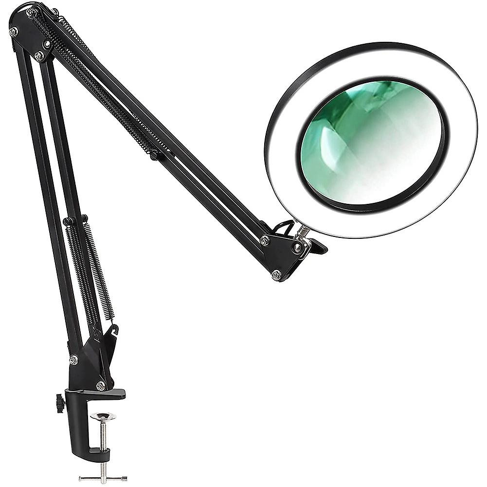 Magnifying Glass with Light and Bracket,3 Color Modes Stepless Dimmable ...