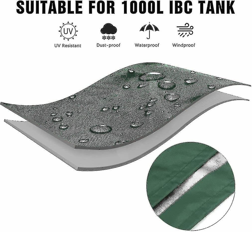 Ibc Tank Cover Tarpaulin For 1000l Ibc Container 116 X 100 X 120 Cm ...