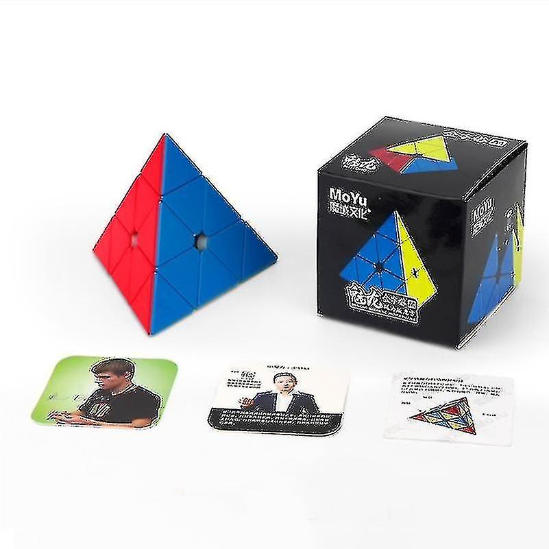 3x3 Pyramid Stickerless Speed Magic Cube Speed Cube Competition Cube ...