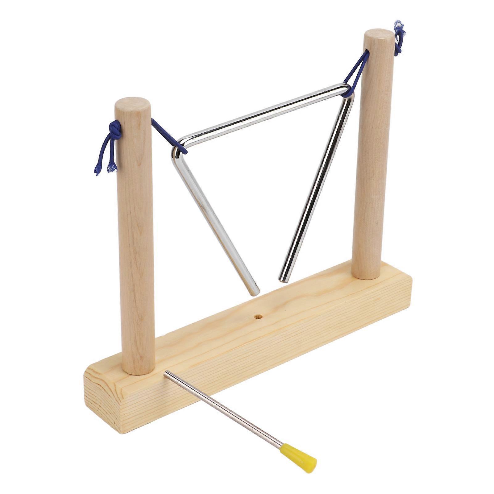 Hand Percussion Triangle Musical Instrument with Pine Frame for ...