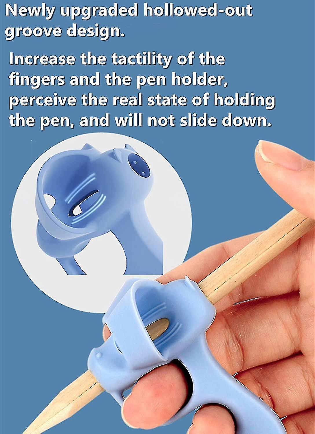 4-pack Kids Pencil Grip Pen Toddler Handwriting Finger Training Pen ...