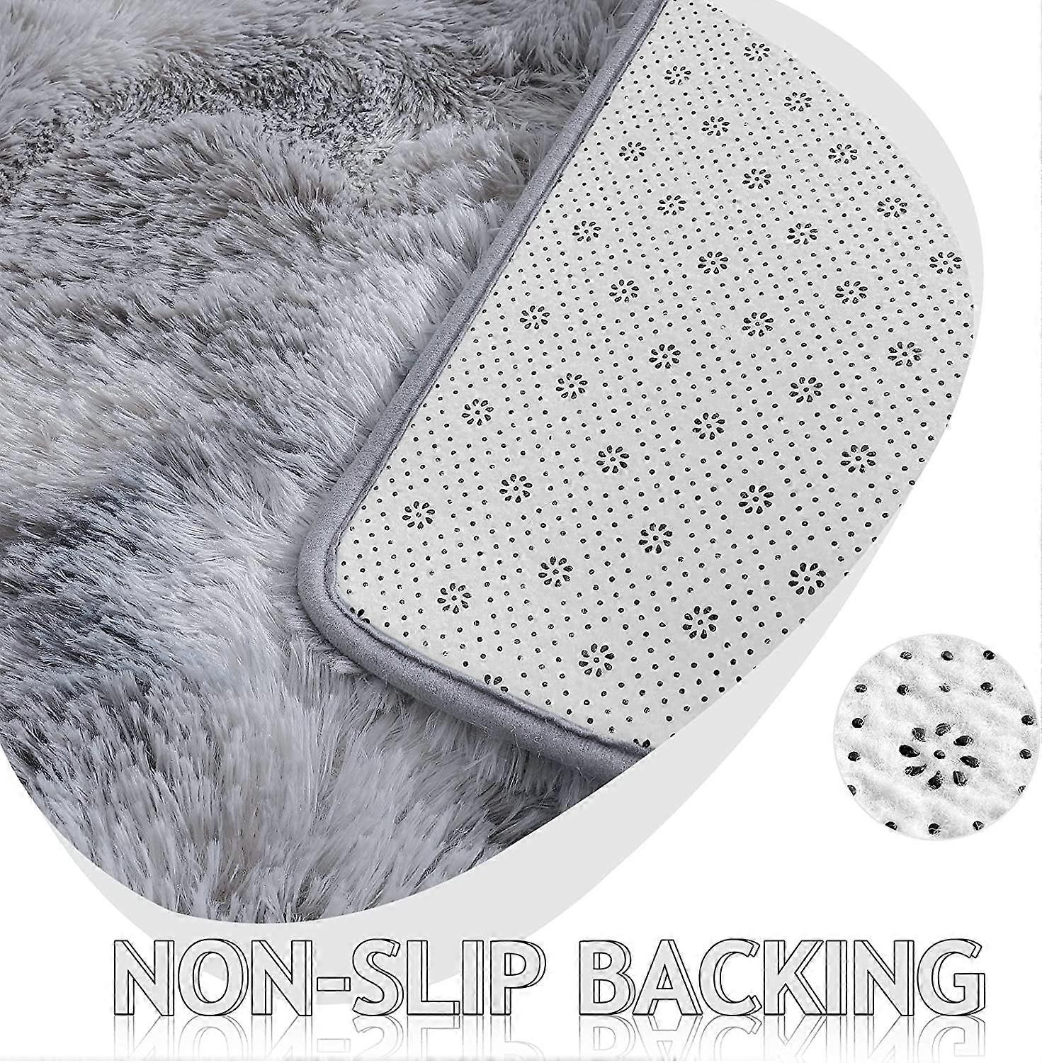 Thick Carpet for Living Room Rainbow Plush Rug Children Bedroom Fluffy ...