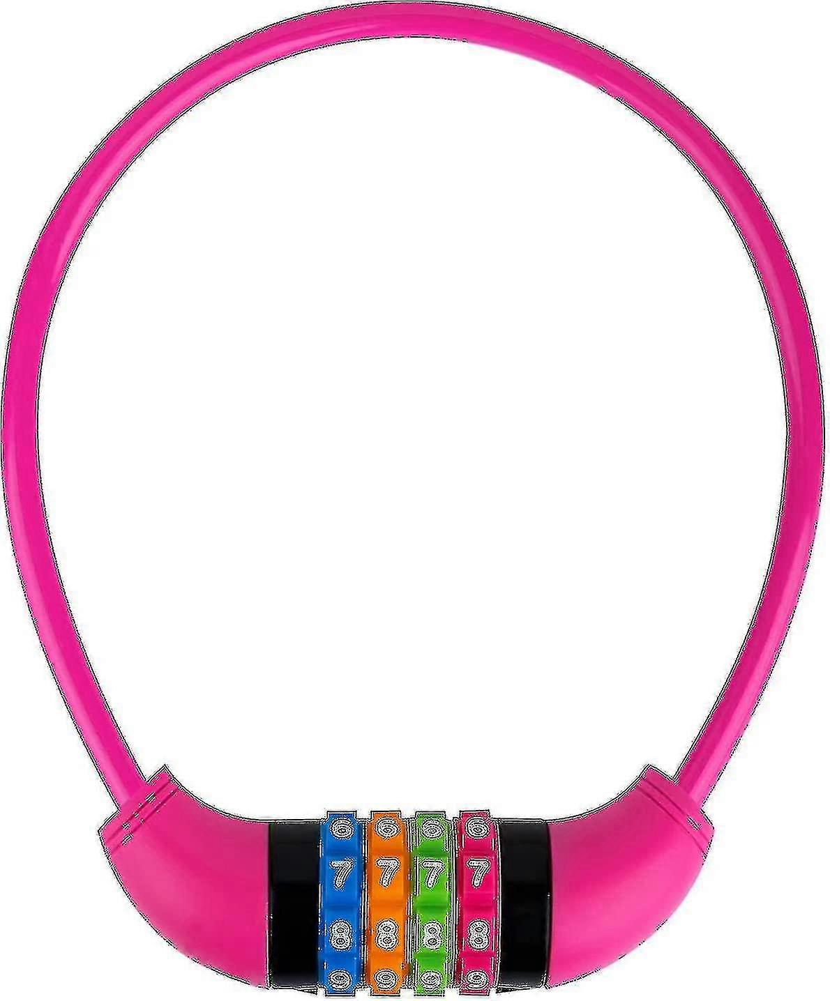 Bike Lock Cable, Bicycle Cable Lock With 4 Digit Combination Alloy Lock ...