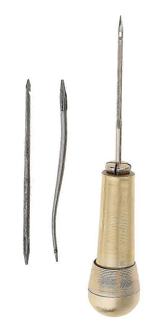Shoe Repair Needle Hook With Handle Set,brass Handle Cone Shoe Repair ...