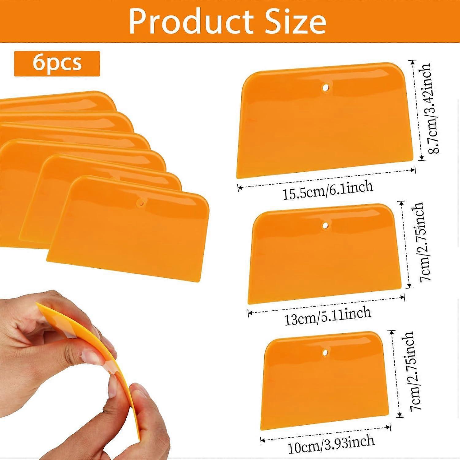 6 Pcs Auto Body Spreader 4, 5, 6 Inch Automotive Body Fillers Body ...