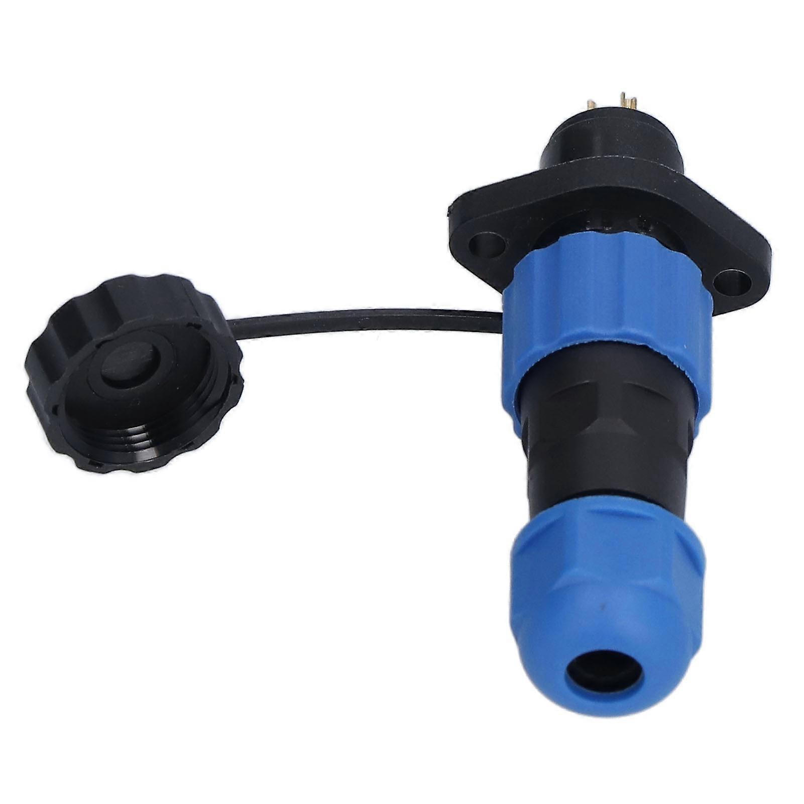 IP68 Waterproof Plug Socket Male Female Flange Mount Industrial ...