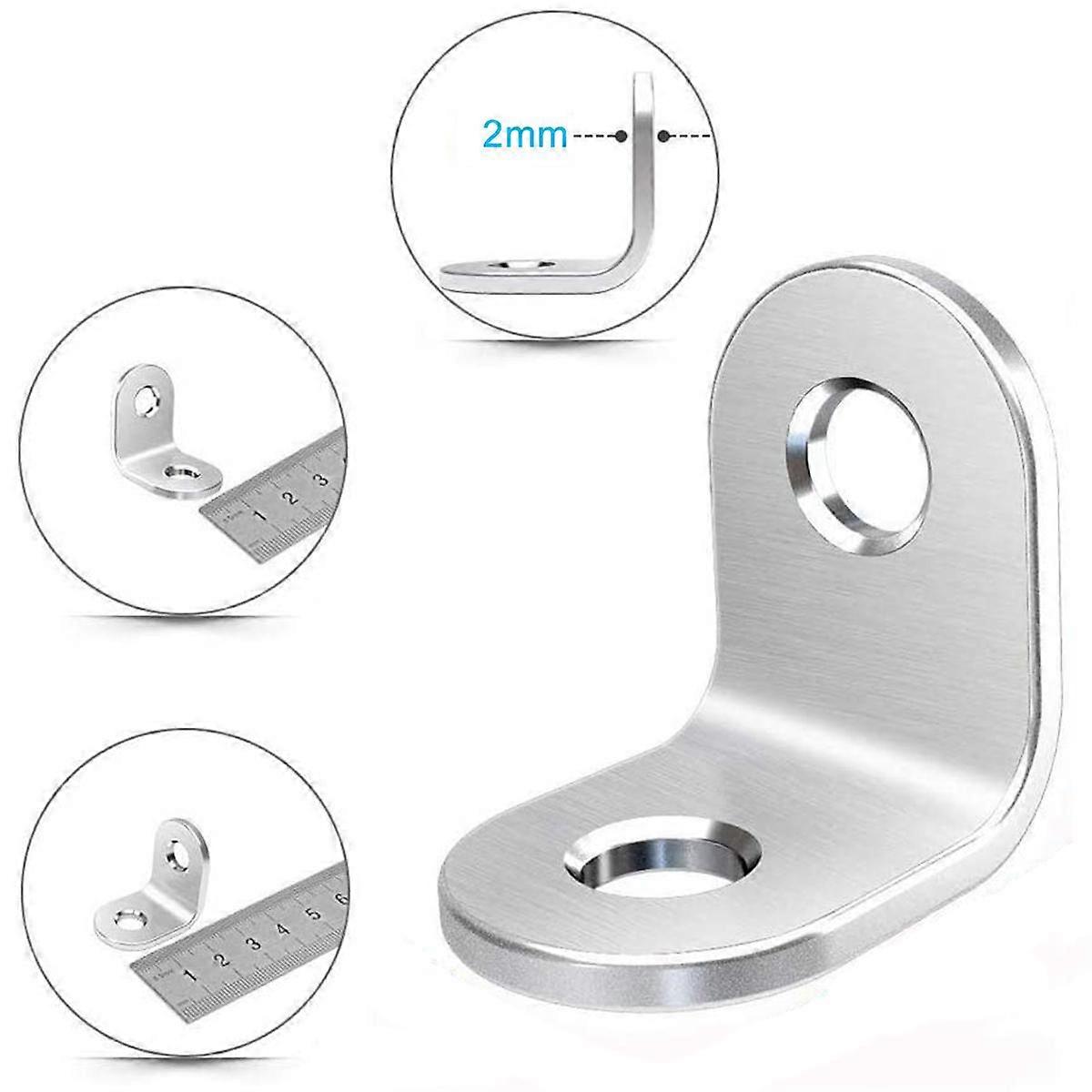 Nirvana 20 Pieces Angle Connector 90 Degree Angle Brackets L Shape ...