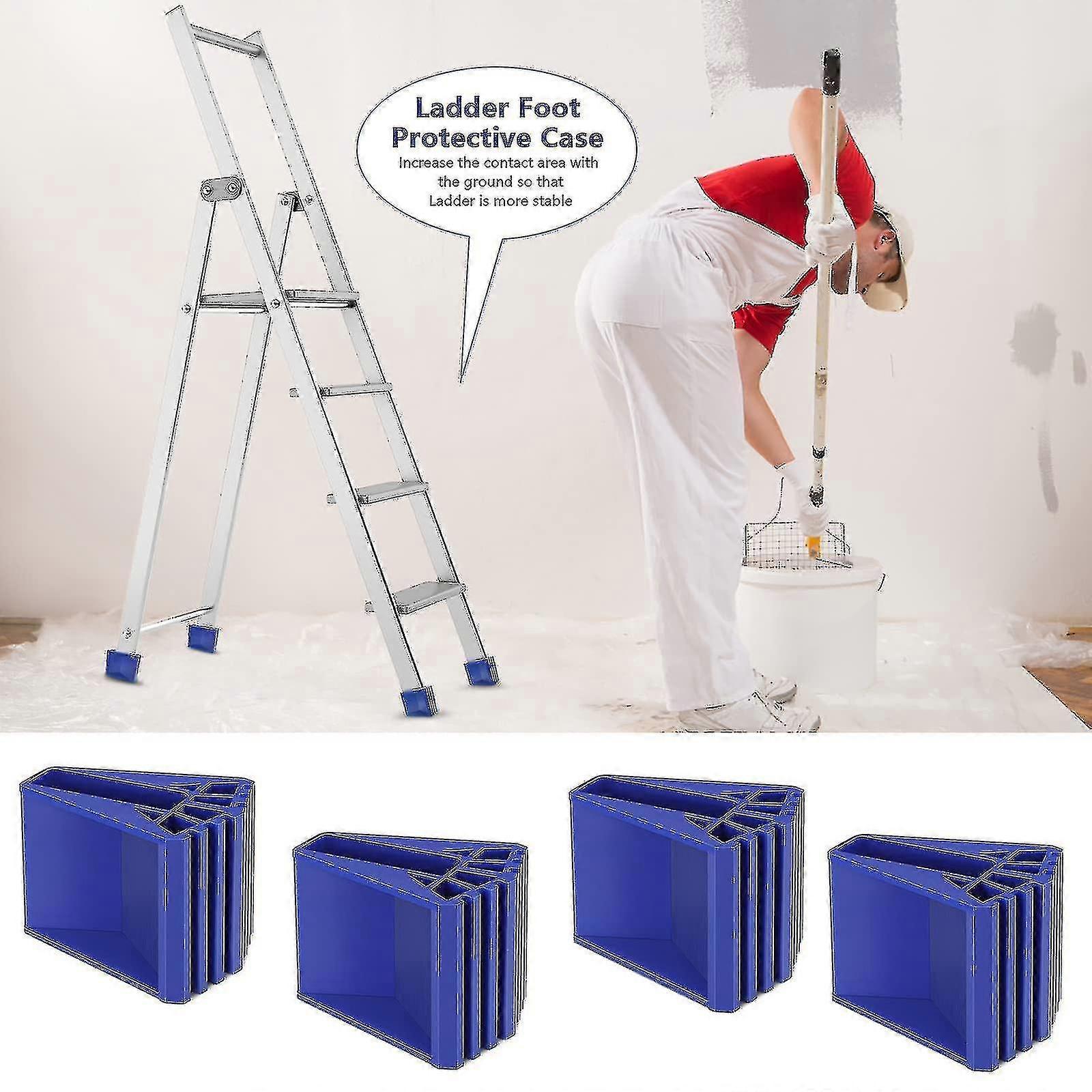 Ladder Feet 4 Piece Non Slip Ladder Safety Feet Rubber Ladder Foot ...