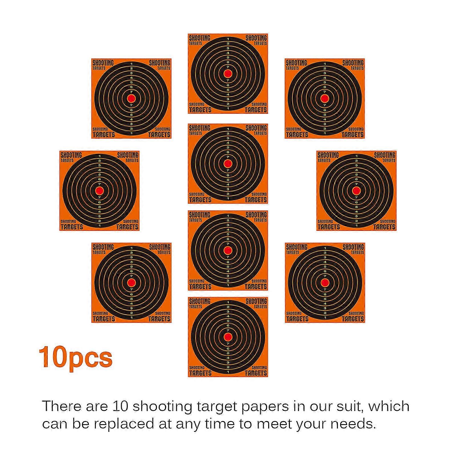 12-inch Splash Training Target Paper Precise Fluorescent Shooting Gun ...