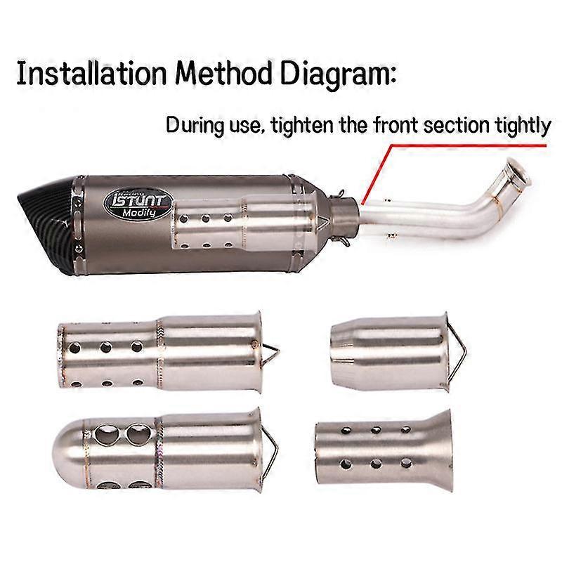 Universal Motorcycle 51mm 60mm DB Killer Exhaust Modified Muffler ...