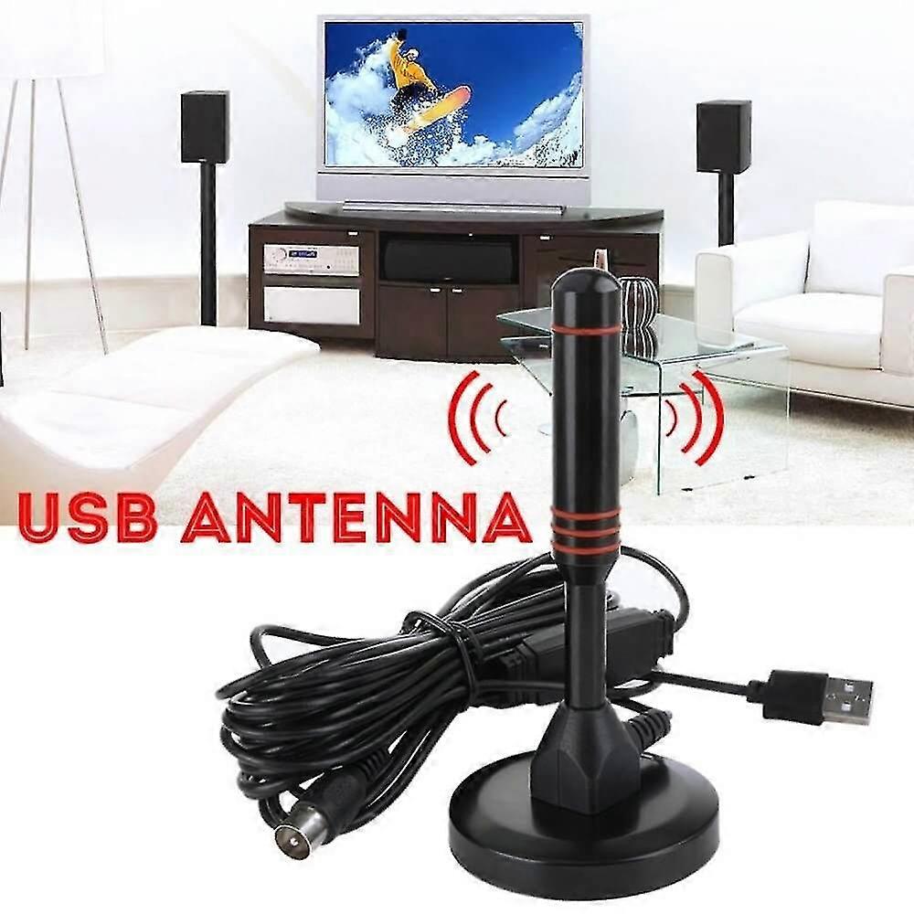 Hd digital indoor amplified tv antenna 200 miles ultra hdtv with ...