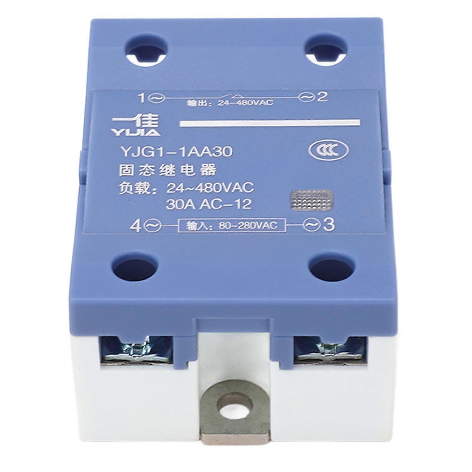 Solid State Relay AC to AC 30A Input 80280VAC Output 24480VAC Fast ...