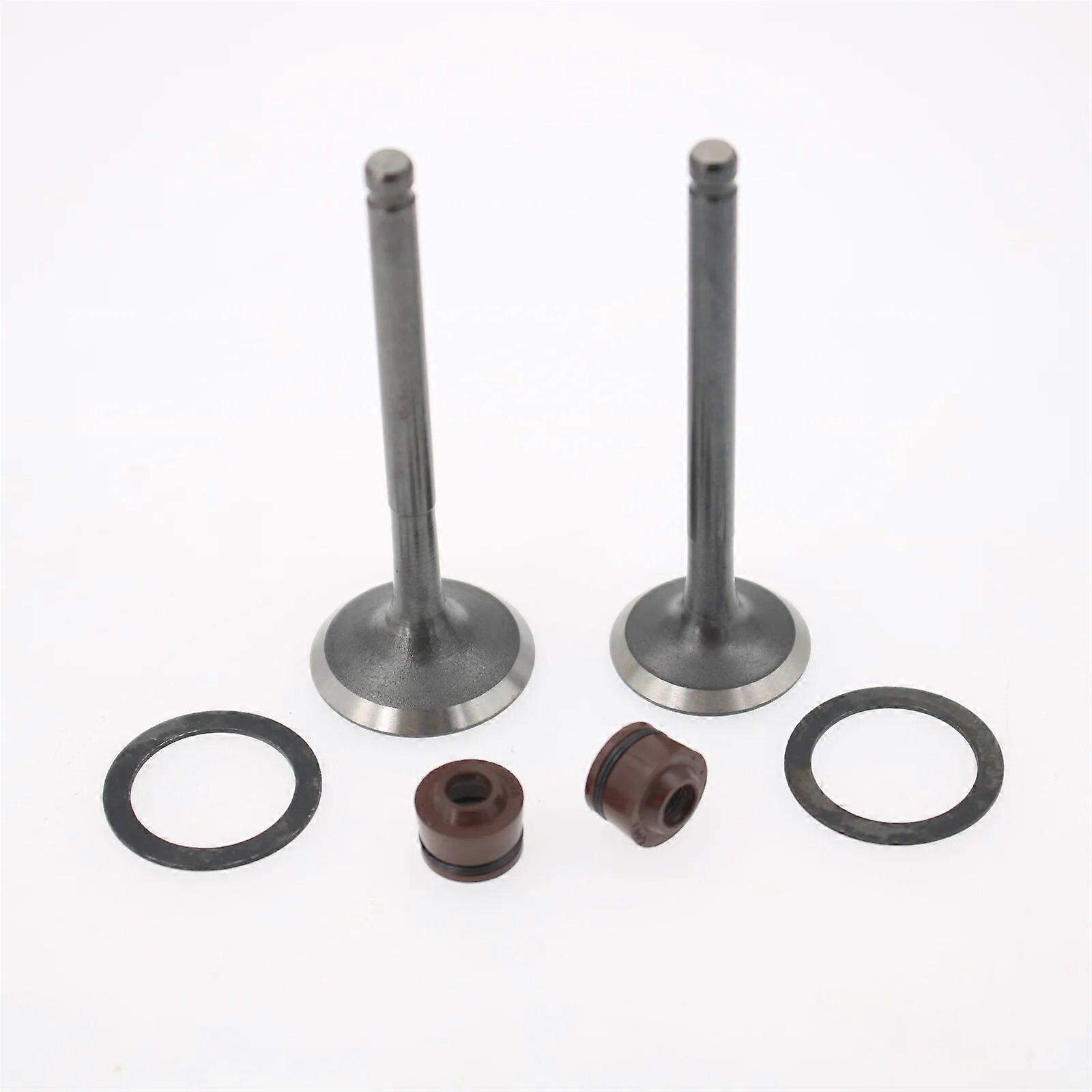 WILEBO Motorcycle Complete Valve Assembly Set with Springs Oil Seals ...