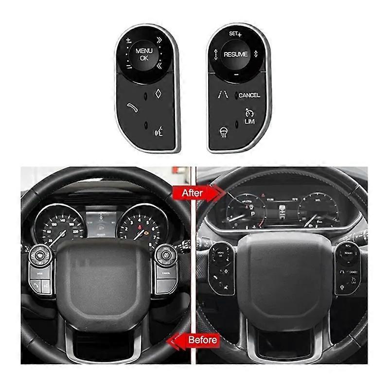 1Pair Multifunction Steering Wheel Switch Touch Control Buttons For ...