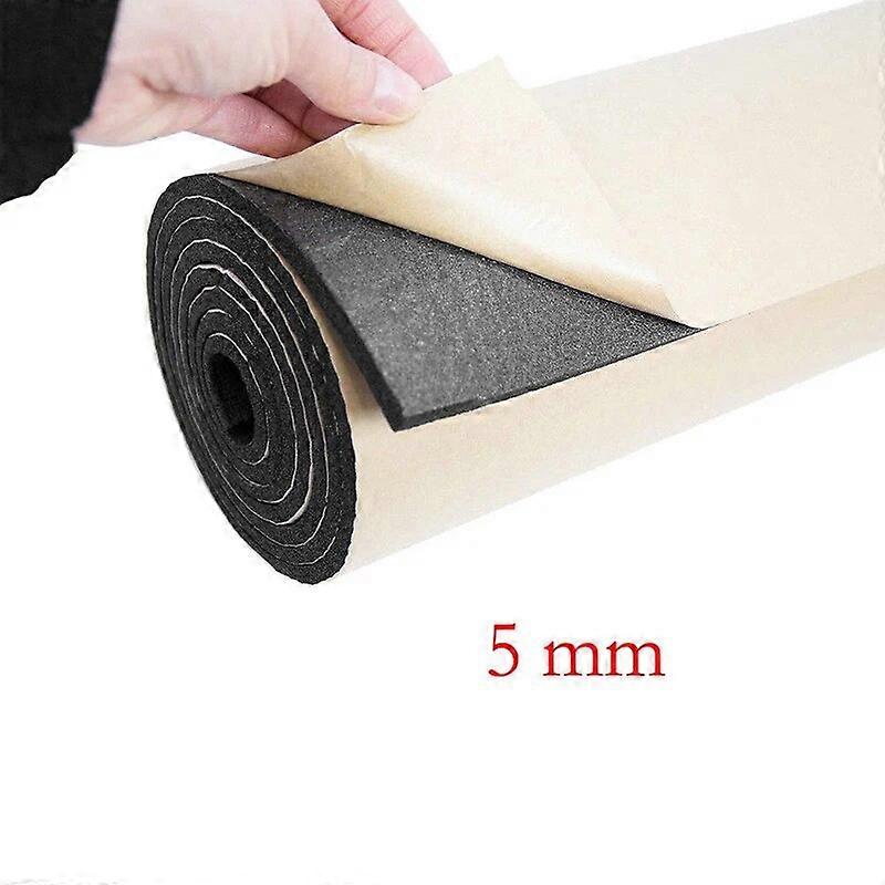 1 Roll 3mm 5mm 8mm Car Acoustic Foam Rubber Sound Insulation Mat Auto ...
