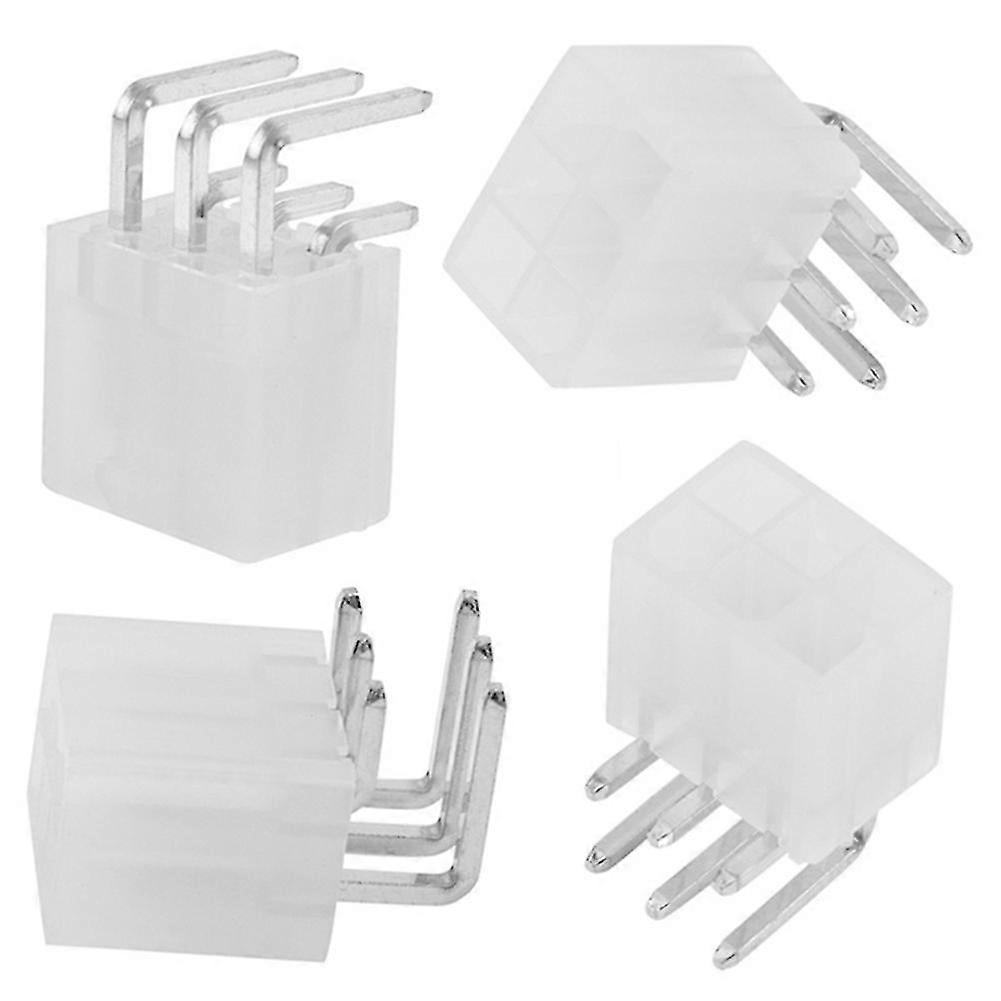 100pcs 4.2mm 6 Pin Header Male Pin For Graphics Card Gpu Pci-e Pcie ...