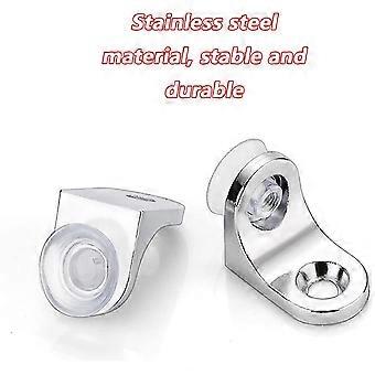 20 Pcs Glass Shelf Bracket 25mm L Shaped Stainless Steel Corner Braces ...