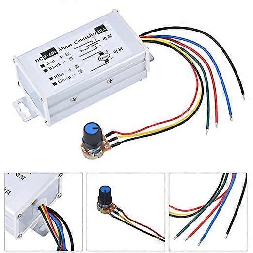 DC Motor Speed Controller, 9-60V DC 20A High Power PWM DC Motor Speed ...