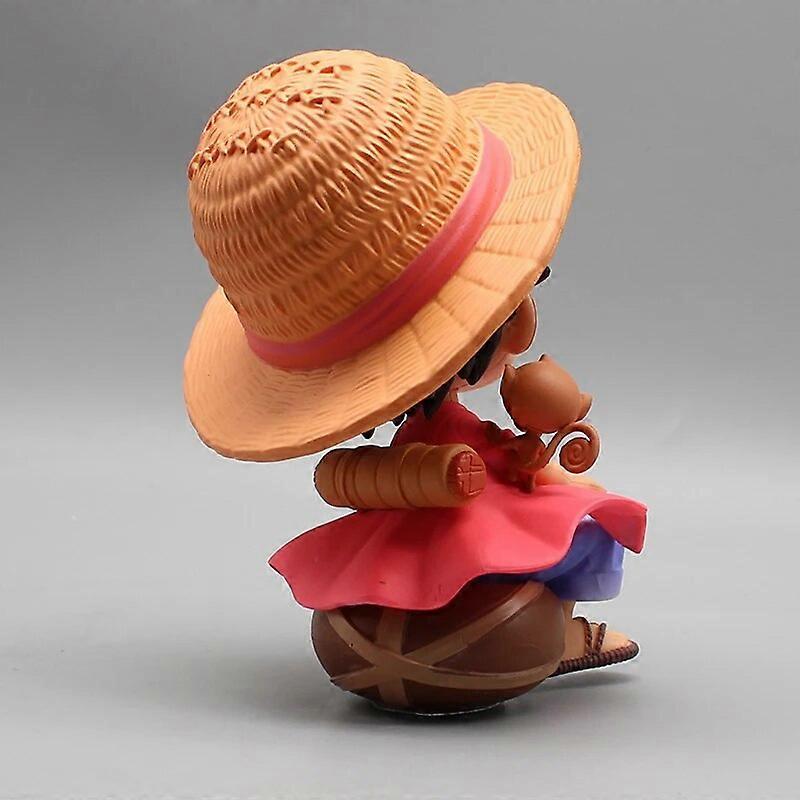 15cm Anime Monkey D Luffy Figures ONE PIECE Figurine Eyes Open Smile ...