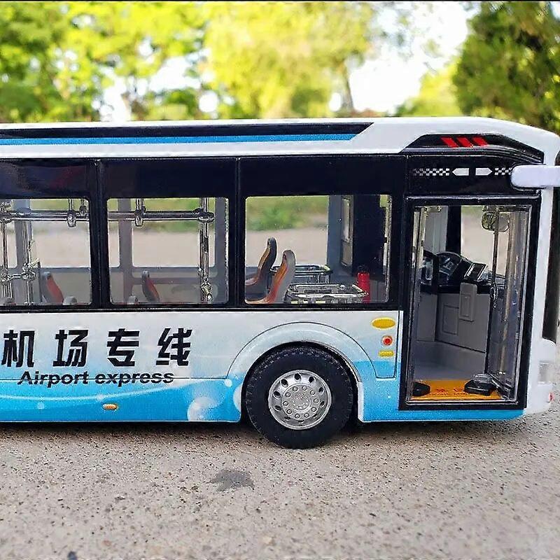 Large Size Electric Tourist Toy Traffic Bus Alloy Passenger Car Model ...