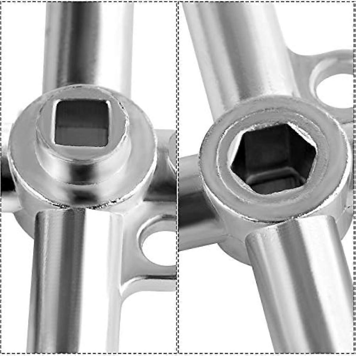 URATOT 7-in-1 Radiator Keys Metal Square Opening Keys Meter Box ...