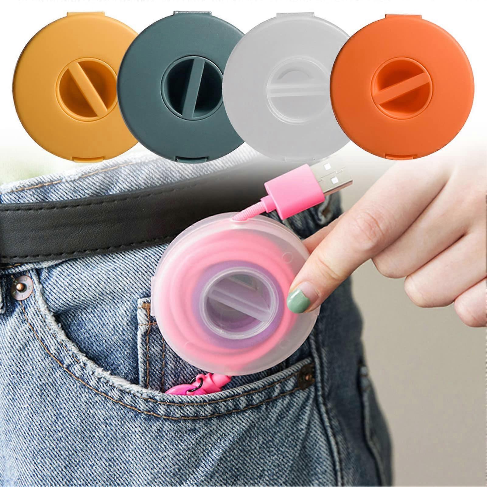 4Pcs Cable Winders, Empty Reel Compact Cable Management Reel ...