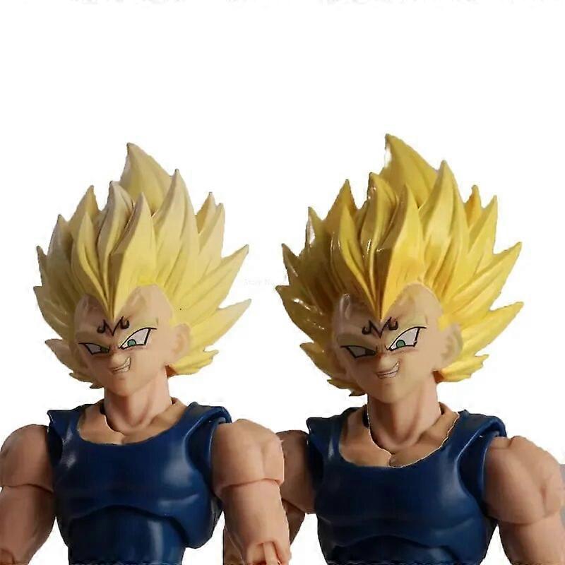 Tonsenart Toys SH Figuarts Dragon Ball Majin Vegeta Heads Anime Action ...
