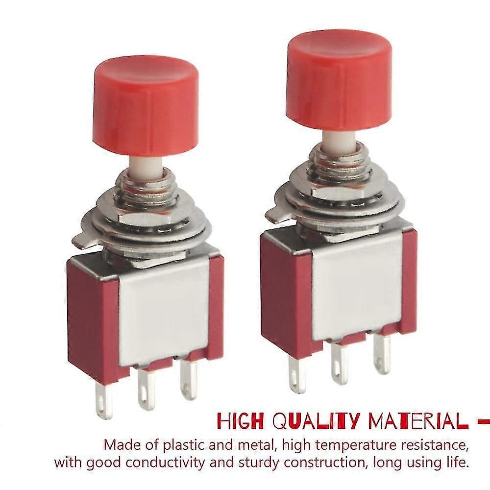 15 Pcs Spdt Momentary Push Button Switch - 3 Pin Ac 2a 250v/ 5a 120v No/nc | Fruugo AT